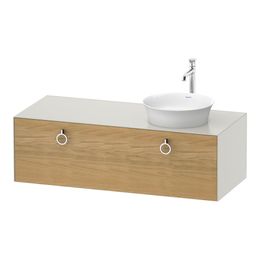 Duravit Waschtischunterschrank White Tulip 130x55cm, 1 AZ m G, B r, E Nat no w m (WT4982RH539)