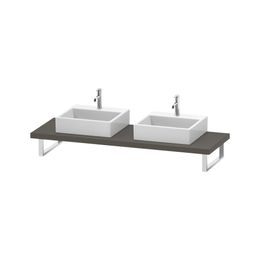 Duravit Konsole L-Cube 80-200x55cm, 2 A., St&auml; 4.5cm, f G s-matt (LC103C09090)