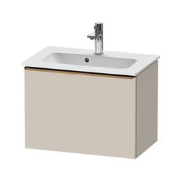 Duravit Waschtischunterschrank D-Neo Compact 61x37,2, b geb/Taupe ma, 1 Ausz., wandh&auml;ngend (DE4268004910000)