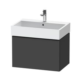 Duravit Waschtischunterschrank D-Neo 68,4x44,2cm, sw/Grap ma, 1 Ausz., wandh&auml;ngend (DE42720BD490000)