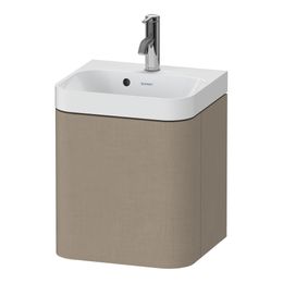 Duravit M&ouml;belwaschtisch Happy D.2 Plus 40x36cm, 1 T., Anschl re, m HL, leinen (HP4344O75750000)
