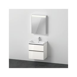 Duravit M&ouml;bel-Set D-Neo 650mm, Anschlag rechts, wei&szlig; Hochglanz (DE0115R2222)