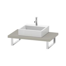 Duravit Konsole L-Cube 80-200x55cm, 1 AS, St&auml;r 4.5cm, Tau matt (LC102C08383)