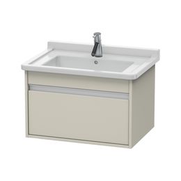 Duravit Waschtischunterschrank Ketho 65x45,5cm, Taupe, 1 Auszug, wandh&auml;ngend (KT666309191)