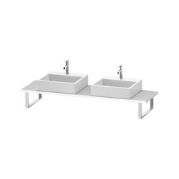 Duravit Konsole Cpmpact L-Cube 80-200x48cm, 2 A., St&auml;r 3cm, we. matt (LC105C08484)