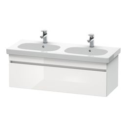 Duravit Waschtischunterschrank DuraStyle 115x45,3cm, w hgl/we ma, 1 Ausz., wandh&auml;ngend (DS638602218)