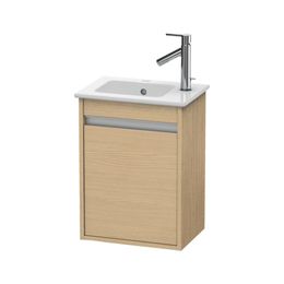 Duravit Waschtischunterschrank Ketho 40x28,5x55cm, wandh&auml;ngend, T li, Eiche natur (KT6417L3030)