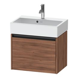 Duravit Waschtischunterschrank Ketho.2 Compact 58,4x39x44cm, 1 Ausz., wandh&auml;ngend, Nussb Nat (K25073079790000)