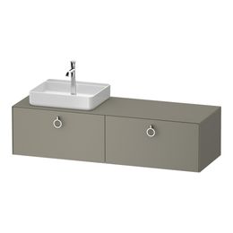 Duravit Waschtischunterschrank White Tulip 160x55cm, B l, st-g m, k Ein/o Be (WT4890L92920000)