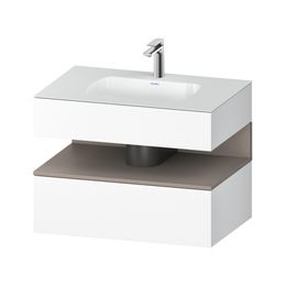 Duravit Einbauwaschtisch-M&ouml;bel-Set Qatego 80x55x60cm, ba m/we m, Kon-WTU, Nischenb (QA4785043180010)