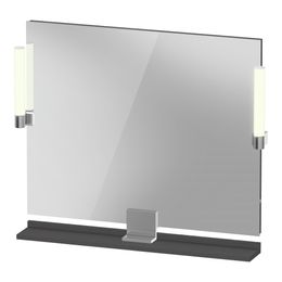 Duravit LED-Spiegel 9 W Sivida 85x65x3,6cm, gra m, Leu., au, stl, G chr (SV7422010490000)