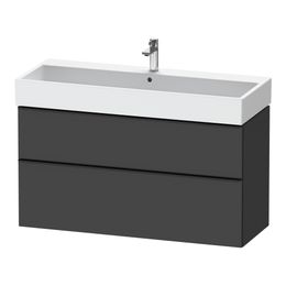 Duravit Waschtischunterschrank D-Neo 118,4x44,2cm, sw/Grap m, 1 Kast, 1 Ausz. (DE43750BD490000)