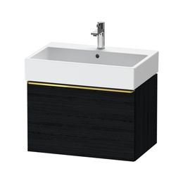 Duravit Waschtischunterschrank D-Neo 68,4x44,2cm, g pol/Ei sw, 1 Ausz., wandh&auml;ngend (DE4272034160000)