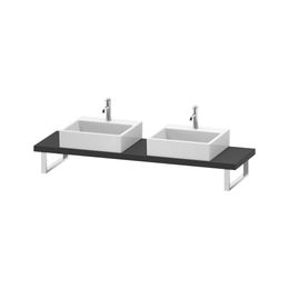Duravit Konsole Cpmpact L-Cube 80-200x48cm, 2 A., St&auml;r 4.5cm, graph ma (LC101C04949)