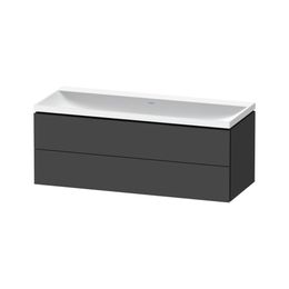 Duravit M&ouml;bel-Set L-Cube 120x48x48cm, o HL, graph ma, 2 Schub. (LC6953N49490000)