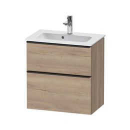Duravit Waschtischunterschrank D-Neo Compact 61x37,2, sw/Ei ma, 1 Kast, 1 A, wandh&auml;ngend (DE43680BD550000)