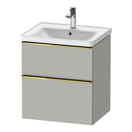Duravit Waschtischunterschrank D-Neo 58,4x45,2x62,5cm, 1 Kast, g pol/grau ma (DE4359034070000)