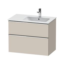Duravit Waschtischunterschrank D-Neo 81x46,2cm, 1 Kast, Beck. re, chr/Taup ma (DE4367010910000)