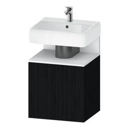 Duravit Waschtischunterschrank Qatego 49x42x64,5cm, 1 T., T. li, we m/Eich sw (QA4077L18160000)
