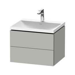 Duravit M&ouml;bel-Set L-Cube 60x48x48cm, m HL, betongr ma, 2 Schub. (LC6950O07070000)