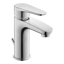 Duravit Waschtisch-Einhebelmischer S FreshStart + -Flow B.1 m Zugst.Abl.Gar., Ausladung 101mm, chrom (B11013001010)