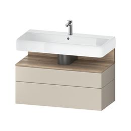 Duravit Waschtischunterschrank Qatego 99x47x59cm, E Ma/t m, 1 Kast, 1 Ausz. (QA4395055830000)