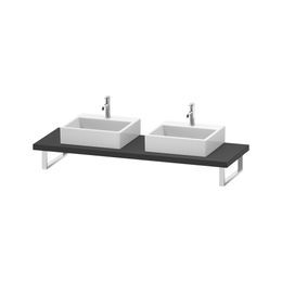 Duravit Konsole DuraStyle 80-200x55cm, 2 A., St&auml;r 4.5cm, graph ma (DS103C04949)