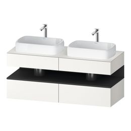 Duravit Waschtischunterschrank Qatego 140x55x60cm, gra m/we m, Pl, B bs, B (QA4767049840010)