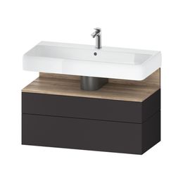 Duravit Waschtischunterschrank Qatego 99x47x59cm, E Ma/Gra m, 1 Kast, 1 Ausz. (QA4395055800000)