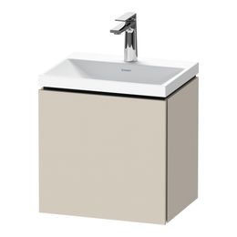 Duravit M&ouml;bel-Set L-Cube 45x35x48cm, 1 T&uuml;r, An R, m HL, Tau matt (LC6949O83830000)