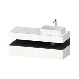 Duravit Waschtischunterschrank Qatego 140x55x60cm, gra m/we g, Pl, B r, B (QA4766049220010)