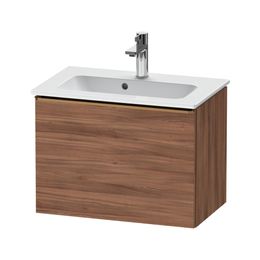 Duravit Waschtischunterschrank D-Neo Compact 61x37,2, b geb/Nussb Nat, 1 Ausz., wandh&auml;ngend (DE4268004790000)