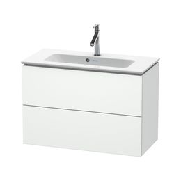 Duravit Waschtischunterschrank Compact L-Cube 82x39,1cm, we. ma, 2 Schub., wandh&auml;ngend (LC625701818)
