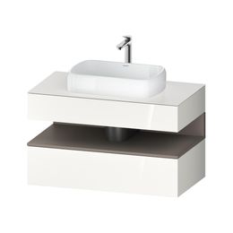 Duravit Waschtischunterschrank Qatego 100x55x60cm, ba m/we g, Pl, 1 Schubkast. (QA4731043220000)