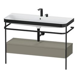 Duravit M&ouml;belwaschtisch-Kombi Happy D.2 Plus 117,5x49cm, m Konso, 1 Lad, 2 HL, st-g m (HP4744E92920000)