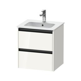 Duravit Waschtischunterschrank Ketho.2 51x42x54,9cm, 2 Schub., wandh&auml;ngend, we. hgl (K25261022220000)
