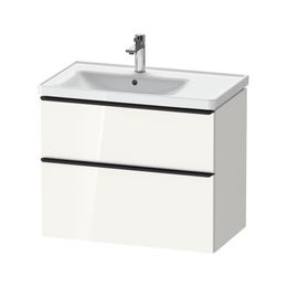 Duravit Waschtischunterschrank D-Neo 78,4x45,2cm, 1 Kast, B L, sw/w hgl (DE43570BD220000)