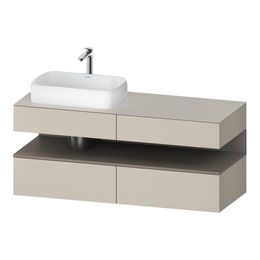 Duravit Waschtischunterschrank Qatego 140x55x60cm, ba m/ta m, Pl, B l, B (QA4765043910010)