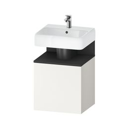 Duravit Waschtischunterschrank Qatego 49x42x64,5cm, 1 T, T l, gra matt/we matt (QA4077L49840000)