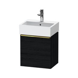 Duravit Waschtischunterschrank D-Neo 43,4x32,2x44cm, 1 T&uuml;r, An L, g pol/Ei sw (DE4217L34160000)
