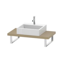 Duravit Konsole Compact L-Cube 80-200x48cm, 1 AS, St&auml;r 4.5cm, med. Ei (LC100C07171)