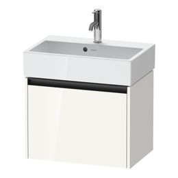 Duravit Waschtischunterschrank Ketho.2 Compact 58,4x39x44cm, 1 Ausz., wandh&auml;ngend, we. hgl (K25073022220000)