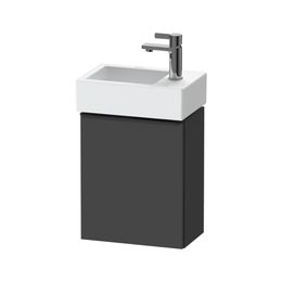 Duravit Waschtischunterschrank D-Neo 36,4x22,2x44cm, 1 T&uuml;r, An R, sw/Grap ma (DE4218RBD490000)