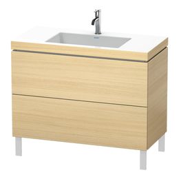 Duravit Waschtischunterschrank c-bonded L-Cube 100x48cm, 1 HL, med. Ei, 2 Ausz., steh. (LC6938O7171)
