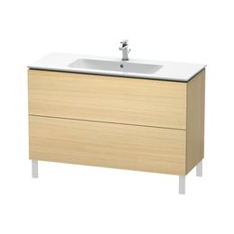 Duravit Waschtischunterschrank L-Cube 122x48,1cm, med. Ei, 2 Ausz&uuml;ge, stehend (LC662807171)