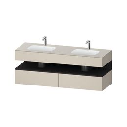 Duravit Einbauwaschtisch-M&ouml;bel-Set Qatego 160x55x60cm, Kon-WTU, gra m/ta matt (QA4797080830000)