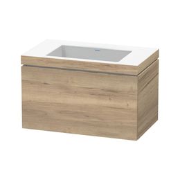 Duravit Waschtischunterschrank c-bonded L-Cube 80x48cm, o HL, Ei marm., 1 Ausz., wandh&auml;ngend (LC6917N5555)