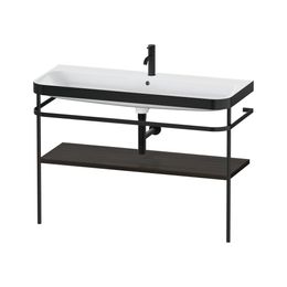 Duravit M&ouml;belwaschtisch-Kombi Happy D.2 Plus 117,5x49cm, m Konsole, 1 HL, Nussb geb. (HP4739O69690000)