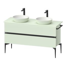 Duravit Konsolen-Waschtischunterbau bodenstehend Sivida gr. m, 131,5x54,8x47,5cm, 2 SBK, Gr. sw (SV46610BDHH0000)
