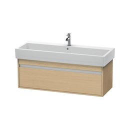 Duravit Waschtischunterschrank Ketho 115x44cm, Ei Nat, 1 Auszug, wandh&auml;ngend (KT668903030)